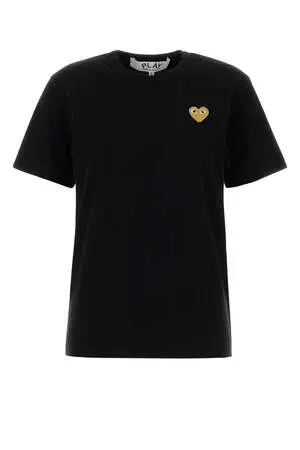 Play Comme Des Garcon Style Cotton T-shirt For - Black