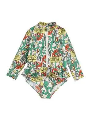 BOBO CHOSES Herbalist Mini Swim Overall - Multicolour