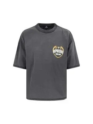 REPRESENT Hemp-cotton Essential T-shirt - Grey