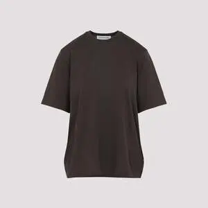 THE FRANKIE SHOP Harper Soft Organic T-shirt For - Brown