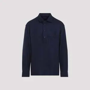 Ralph Lauren Purple Label Cashmere Sport Shirt For - Blue