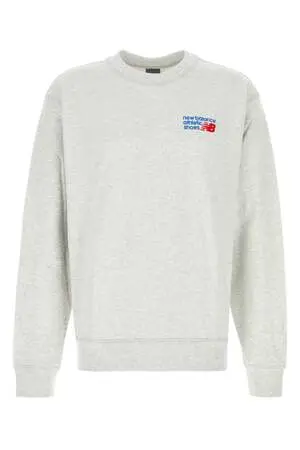 NEW BALANCE Melange Cotton Blend Sweatshirt