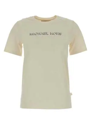 Michael Kors Cotton Crewneck T-shirt - Yellow