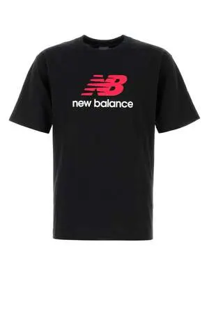 NEW BALANCE 100% Cotton T-shirt - Black