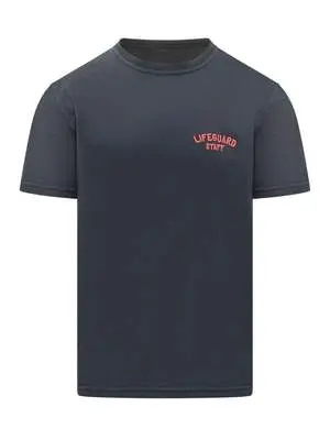 BL'KER Stampaint Graphic T-shirt - Navy
