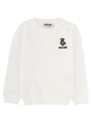 Moschino Teddy Bear" Cotton Sweatshirt - White