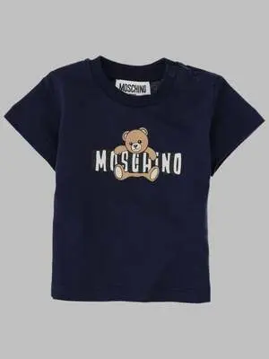 Moschino Teddy Bear Graphic Cotton T-shirt - Blue