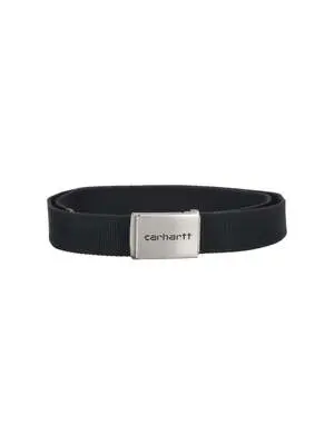 Carhartt Work In Progress Canvas Web Belt With Buckle - Black