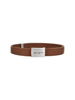 Carhartt Work In Progress Canvas Web Belt With Buckle - Brown