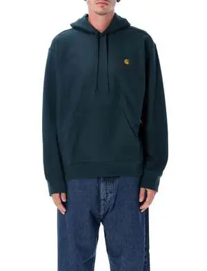 Carhartt Work In Progress Loose Fit Hooded Sweatshirt For - Deep Lagoon