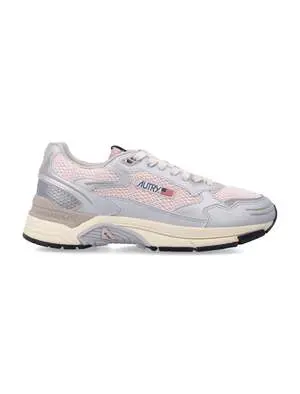 AUTRY Autry Men's Mesh Athletic Sneakers Silver Pow