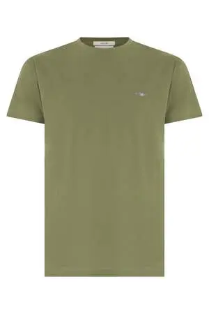 Gant Slim Fit Cotton T-shirt - Green