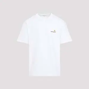 Carhartt Work In Progress Short Sleeve American Script T-shirt - White