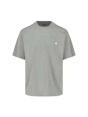 Carhartt Work In Progress Embroidered Logo Cotton T-shirt - Green