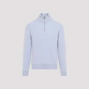Brioni Cashmere Half-zip Sweater - Blue