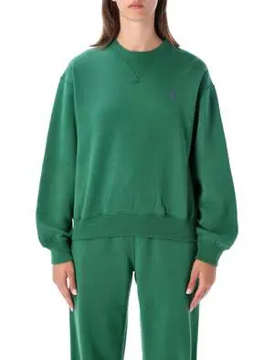 Polo Ralph Lauren Cotton Fleece Sweatshirt With Embroidered Pony