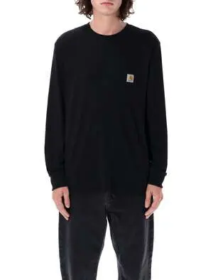 Carhartt Work In Progress Long-sleeve Pocket T-shirt - Black