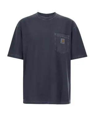 Carhartt Work In Progress Heavyweight Organic Cotton Pocket T-shirt - Dark Navy