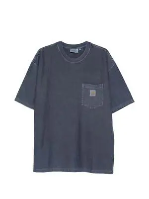 Carhartt Work In Progress Garment-dyed Pocket T-shirt For - Darknavy