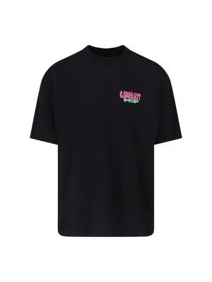 Carhartt Work In Progress Carhartt Wip Graphic Logo T-Shirt Black