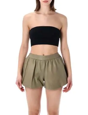 THE FRANKIE SHOP The Elsie Mini Tube Top In Minimal Knit - Nero