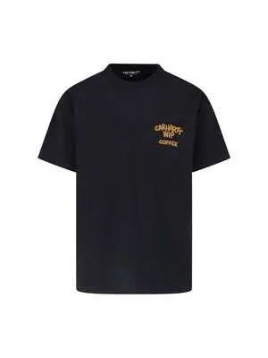 Carhartt Work In Progress Carhartt Wip Graphic Cotton T-Shirt Black
