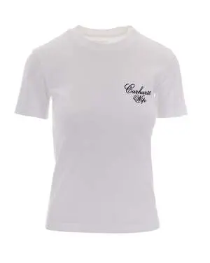 Carhartt Work In Progress Short Sleeve Logo T-shirt - White