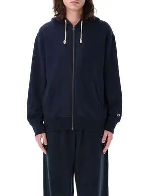 Champion Oversized Full-zip Hoodie Size - Blue
