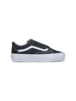 VANS Leather Sneakers - Black
