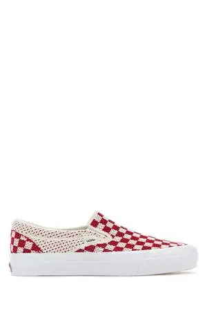 VANS Embroidered Fabric Slip-on Classic Sneakers