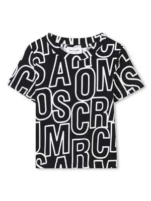 Marc Jacobs All-over Logo Print Short Sleeve T-shirt