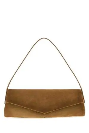 JIL SANDER Kante Flap Shoulder Bag - Walnut