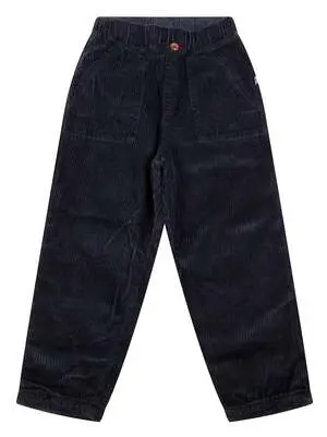 1+IN THE FAMILY Mini Velvet Trousers - Blu