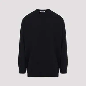 JIL SANDER Wool Blend Jumper Sweater - Blue