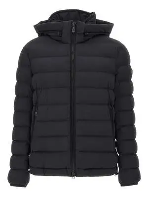 Peuterey Quilted Down Puffer Coat - Black