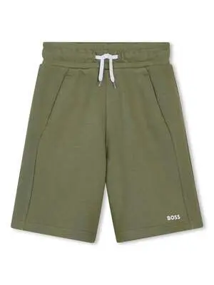 Hugo Boss Regular Fit Bermuda Shorts With Contrasting Logo