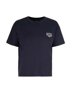 A.p.c. Organic Cotton Mini T-shirt For - Darknavy/ecru