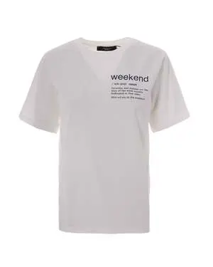 Max Mara Elegant Cotton T-shirt - Bianco
