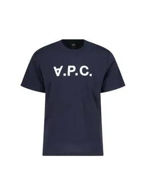 A.p.c. 100% Organic Cotton T-shirt - Blue