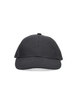 A.p.c. 100% Cotton Hat - Black