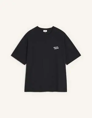 Maison Kitsuné Oversized Handwriting T-shirt - Black/white
