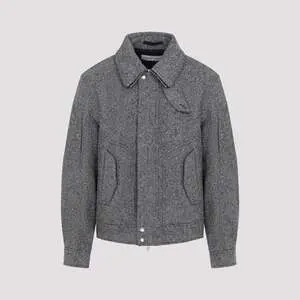 Dries Van Noten Wool Vince Jacket - Grey
