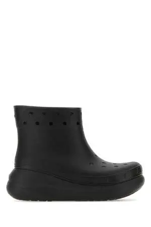 CROCS Croslite Classic Crush Ankle Boots - Black