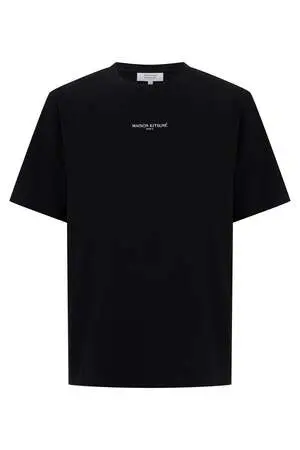 Maison Kitsuné Cotton T-shirt With Printed Logo Regular Fit