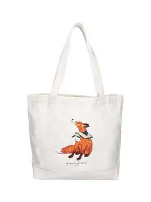 Maison Kitsuné 100% Cotton Tote Bag