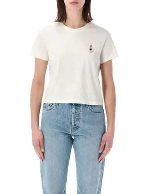 Maison Kitsuné Mini Distinctive Embroidered Cotton T-shirt