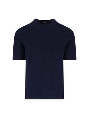 K-WAY 100% Cotton Crewneck Sweater - Blue