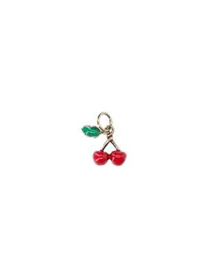 Chloé Brass And Enamel Pendant Jewelry - Gold