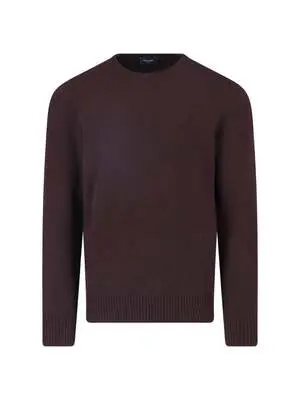 DRUMOHR Cashmere Crewneck Sweater - Brown