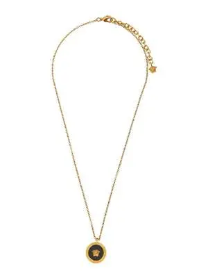 Versace Medallion Pendant Necklace - Gold